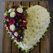 A Massed Heart - Funeral Flowers Forfar